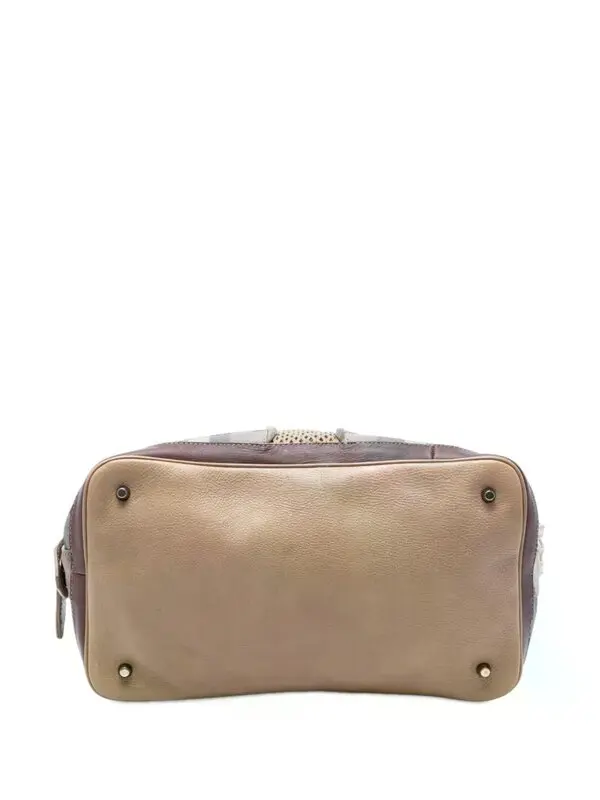 Burberry Smoke Check Gilmoure Satchel - Grey