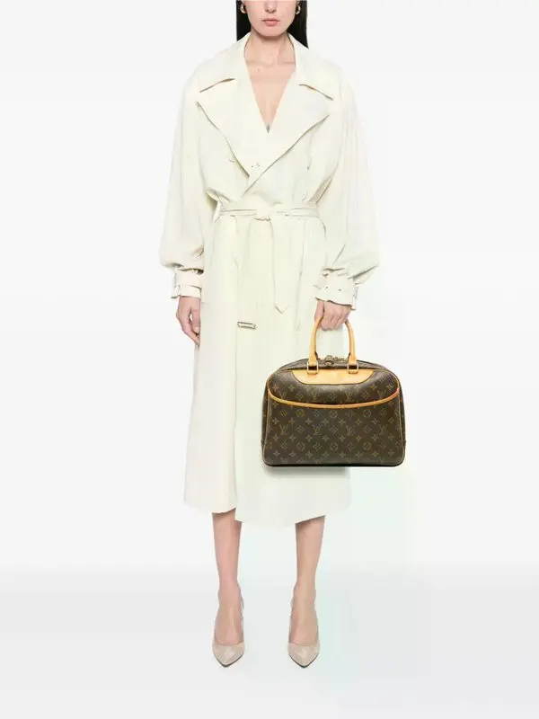 LOUIS VUITTON 1990-2010 Monogram Deauville Handbag - Brown