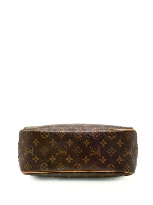 LOUIS VUITTON 2004 Monogram Trouville Handbag - Brown