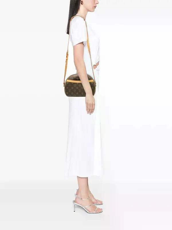 LOUIS VUITTON 2003 Monogram Blois Crossbody Bag - Brown