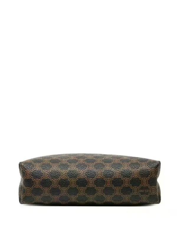 Celine 1997 Macadam Coated Canvas Pouch