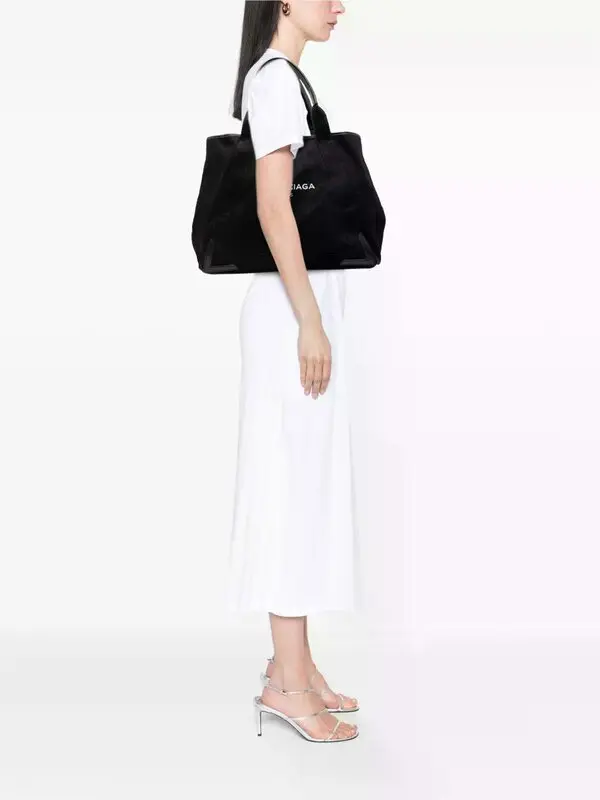 Balenciaga 2018 Denim Cabas M Tote Bag