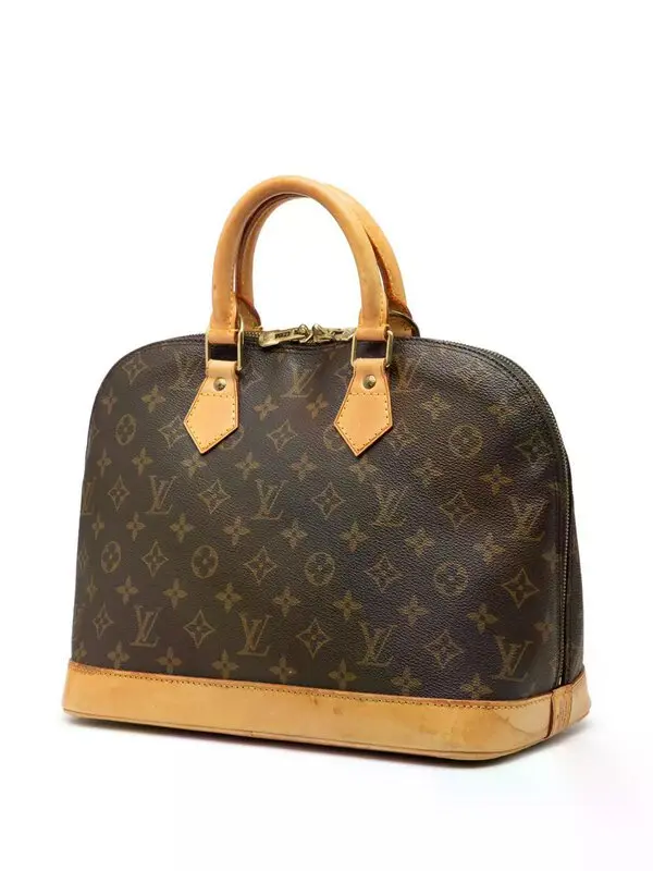 LOUIS VUITTON 1996 Monogram Alma Pm Handbag - Brown