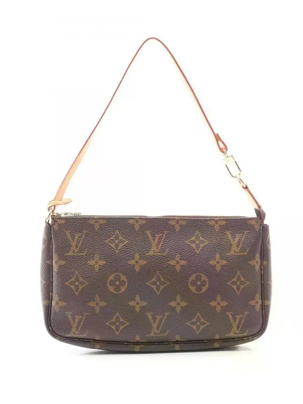 LOUIS VUITTON 2000 Monogram Pochette Accessoires - Brown
