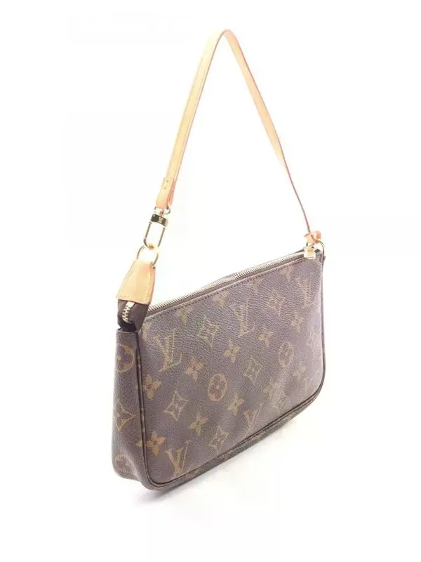 LOUIS VUITTON 2000 Monogram Pochette Accessoires - Brown
