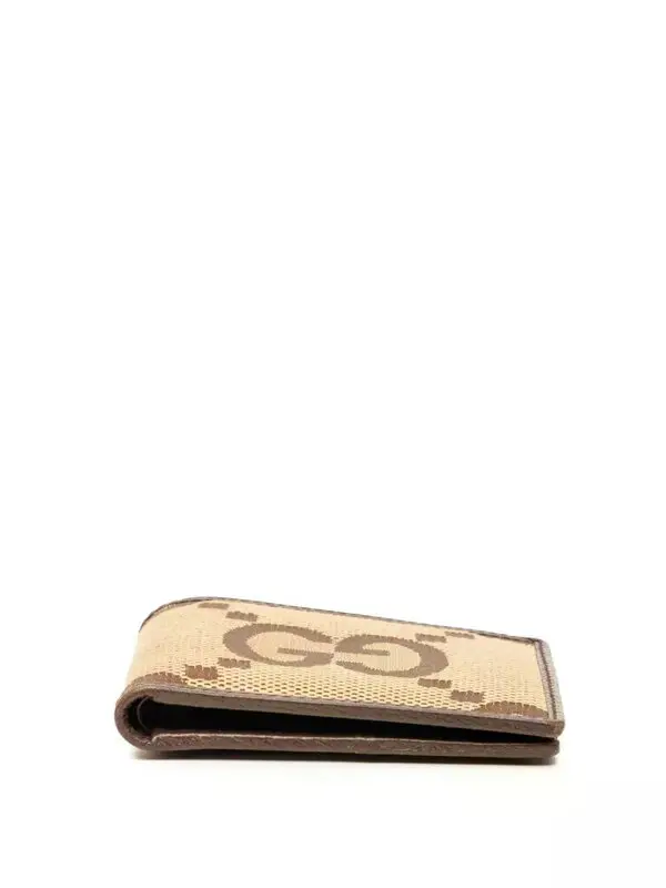 Gucci 2016-2025 Jumbo Gg Canvas Bifold Wallet Small Wallets