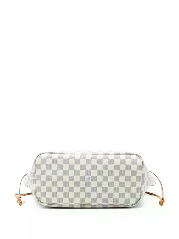 LOUIS VUITTON Damier Azur Neverfull Mm Tote Bag