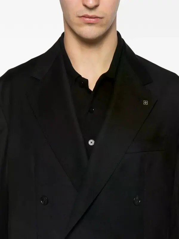 Tagliatore Double-breasted Peaked Lapel Jacket