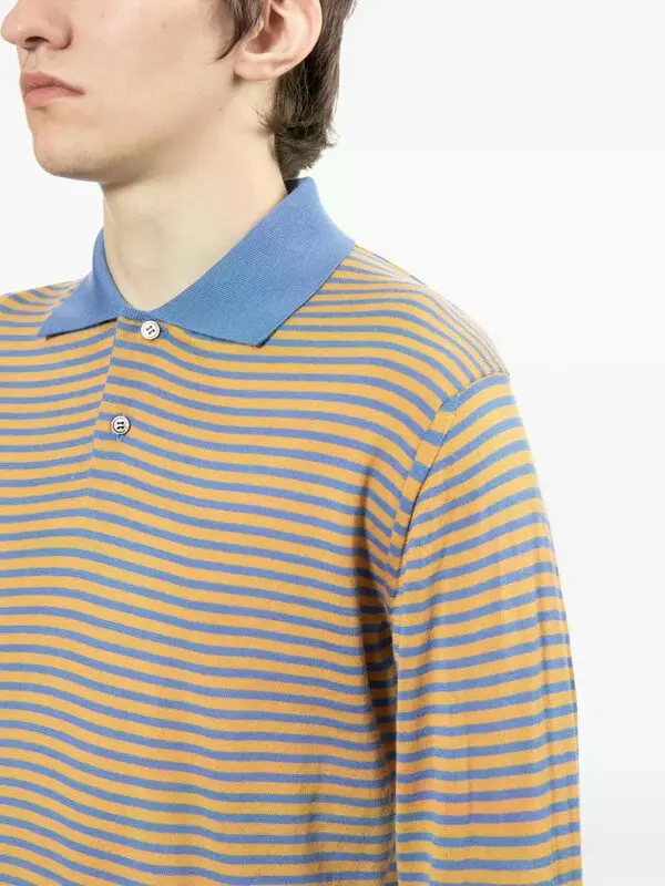 Junya Watanabe Striped Polo Shirt
