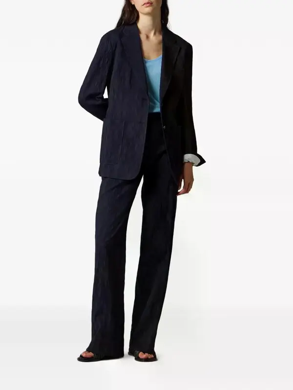 Paul Smith Seersucker Wide Leg Trousers