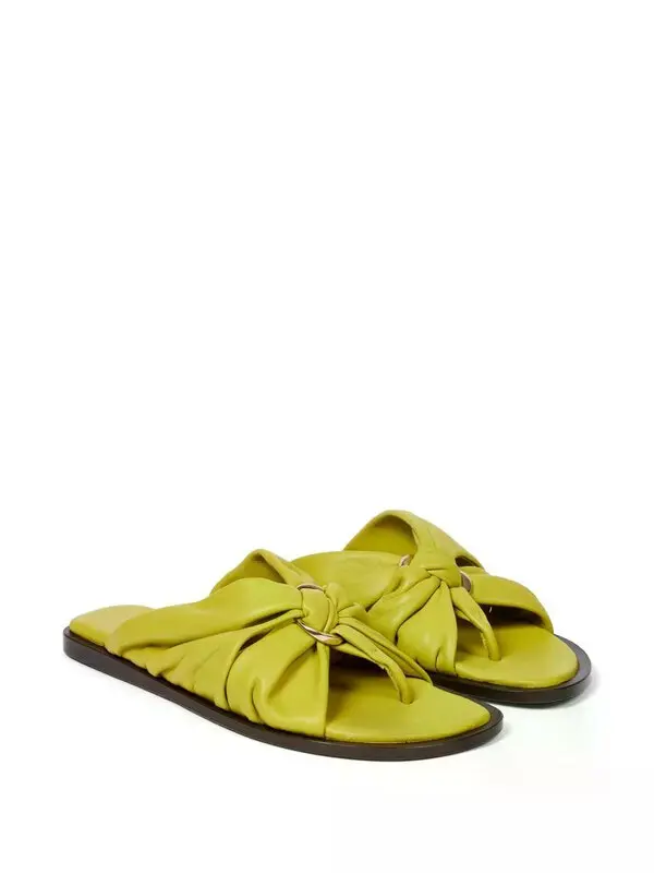 Paul Smith Lorrha Ruched Sandals - Green