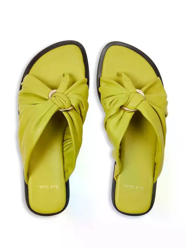Paul Smith Lorrha Ruched Sandals - Green