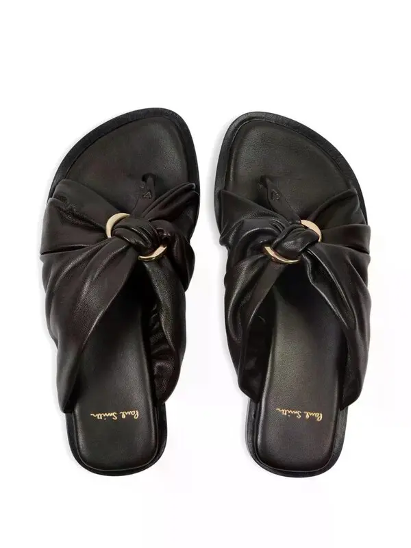 Paul Smith Lorrha Leather Sandals - Brown
