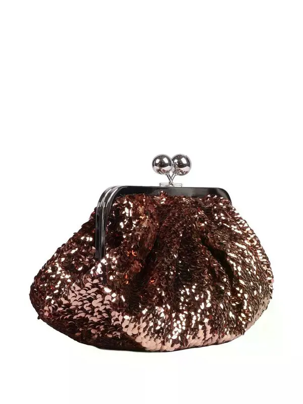 Max Mara Targa Sequin-embellished Shoulder Bag