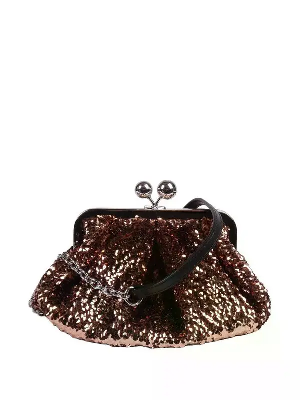 Max Mara Targa Sequin-embellished Shoulder Bag