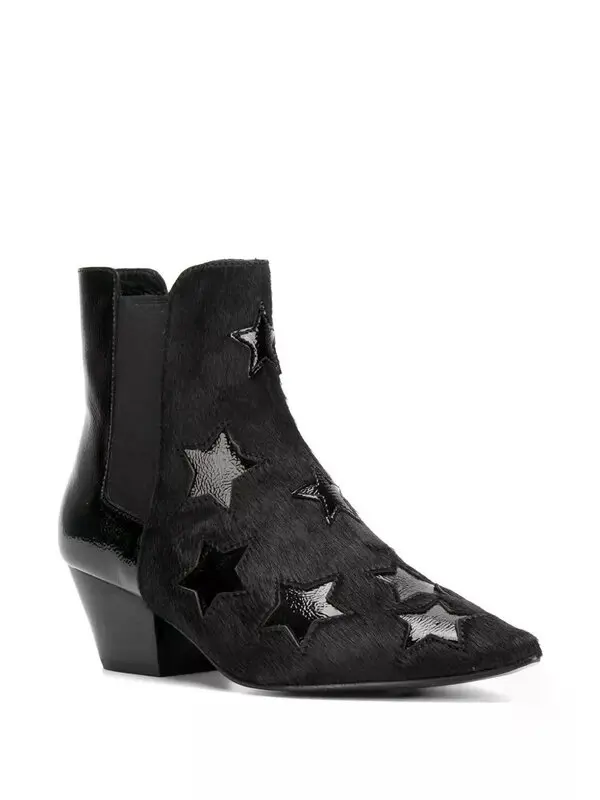 Ash Leather Star Ankle Boots