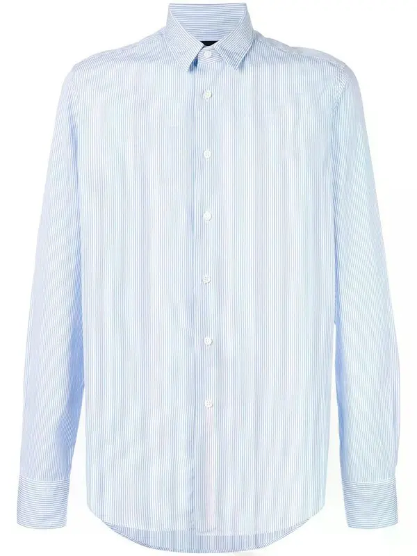 DELL'OGLIO Fine Stripe Shirt