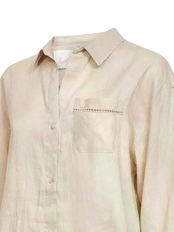 MC2 SAINT BARTH Chest-pocket Linen Shirt