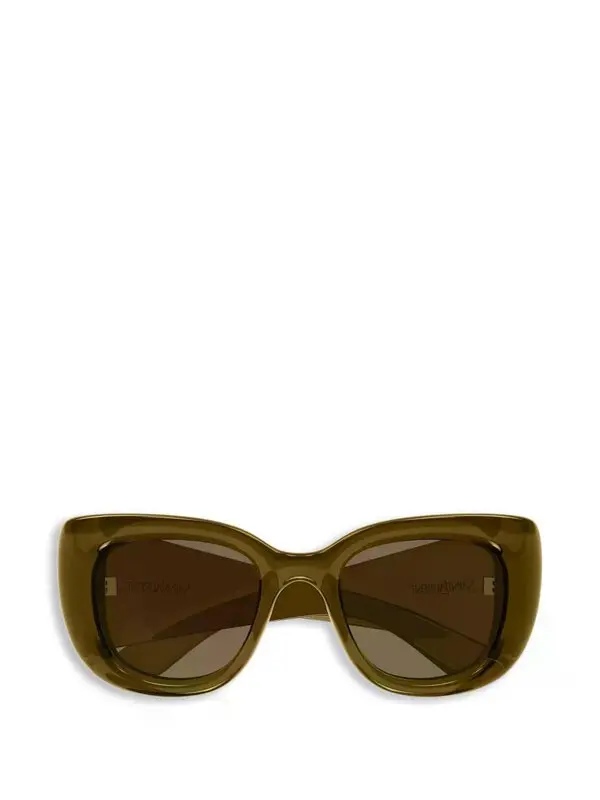 Saint Laurent Howl Cat-eye Sunglasses - Green