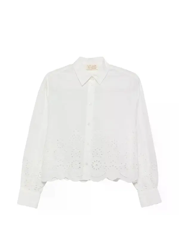MC2 SAINT BARTH Oriane Scalloped-hem Shirt