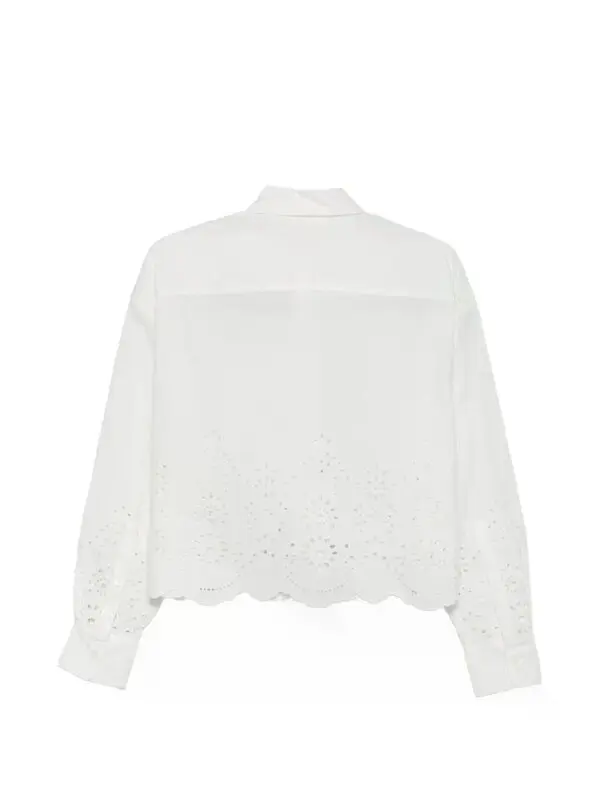 MC2 SAINT BARTH Oriane Scalloped-hem Shirt