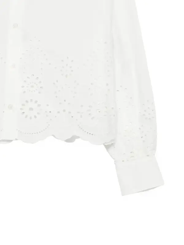 MC2 SAINT BARTH Oriane Scalloped-hem Shirt
