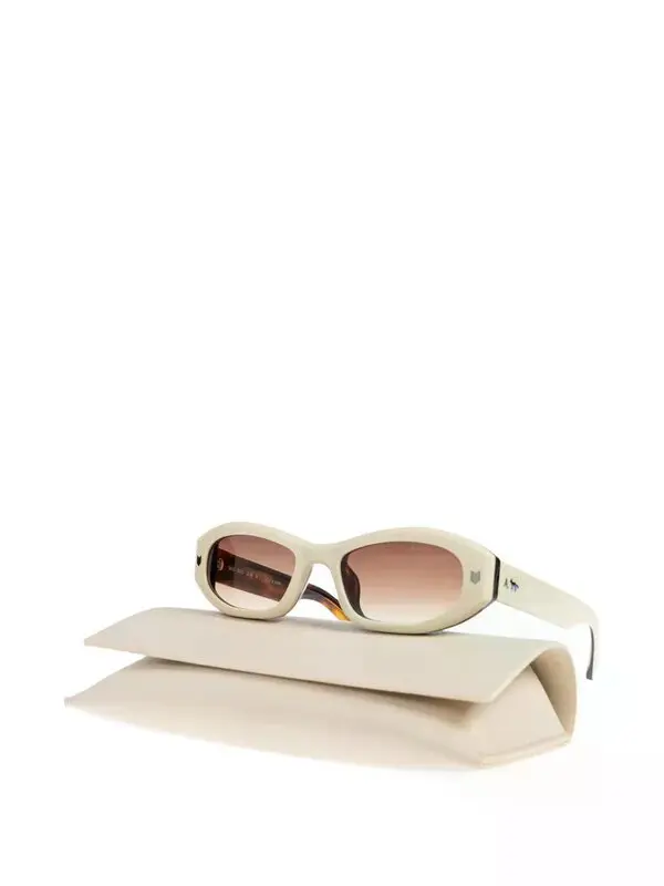 Maison Kitsuné Oval-frame Sunglasses