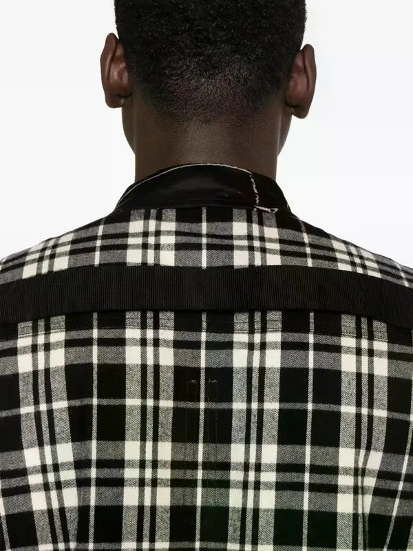 Rick Owens Sleeveless Plaid Shirt