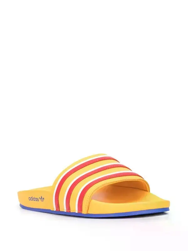 Adidas X Mcdonald's Stripe Pattern Slides