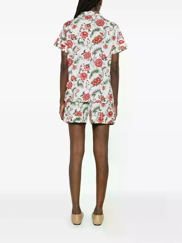 ELLEBLEU Floral-print Shorts Set