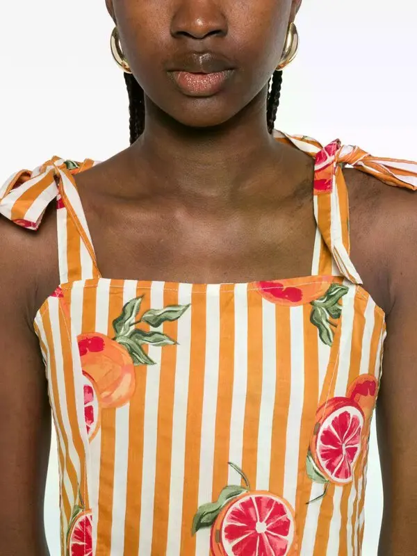 ELLEBLEU Olivia Striped Midi Dress
