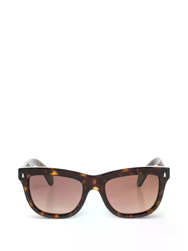 Moncler Tortoiseshell Square Frame Sunglasses