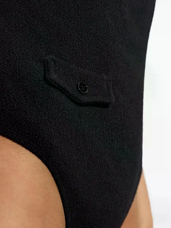 MAISON MARGIELA Button Detail Textured Swimsuit