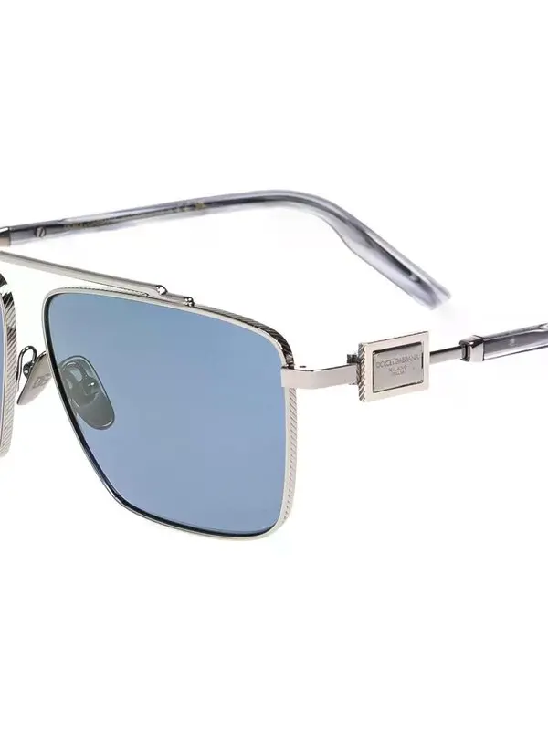 Dolce & Gabbana Square Frame Sunglasses With Logo Plaque