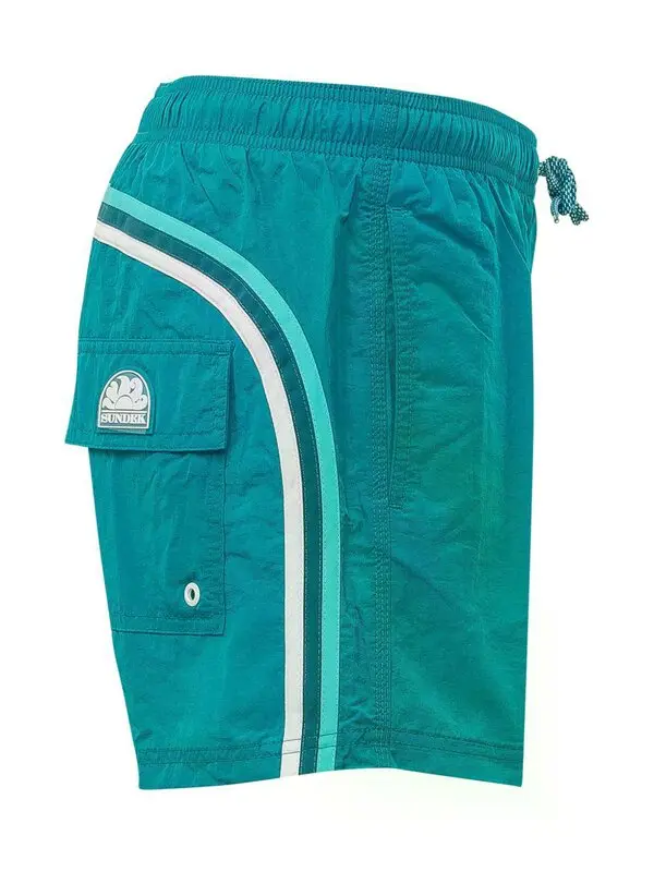 Sundek Triple-stripe Boardshorts