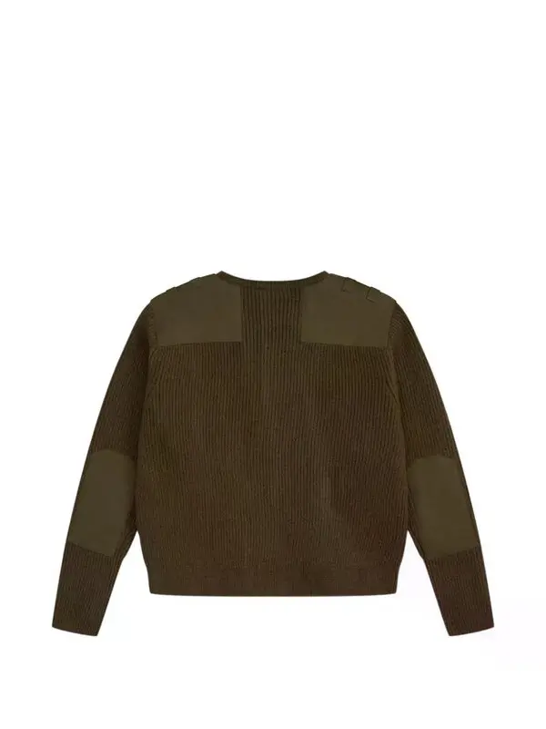 Gosha Rubchinskiy Panelled Ribbed-knit Sweater