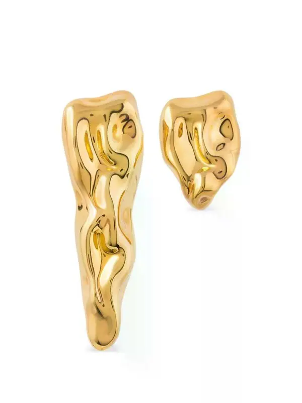 Federica Tosi Asymmetrical Earrings - Gold