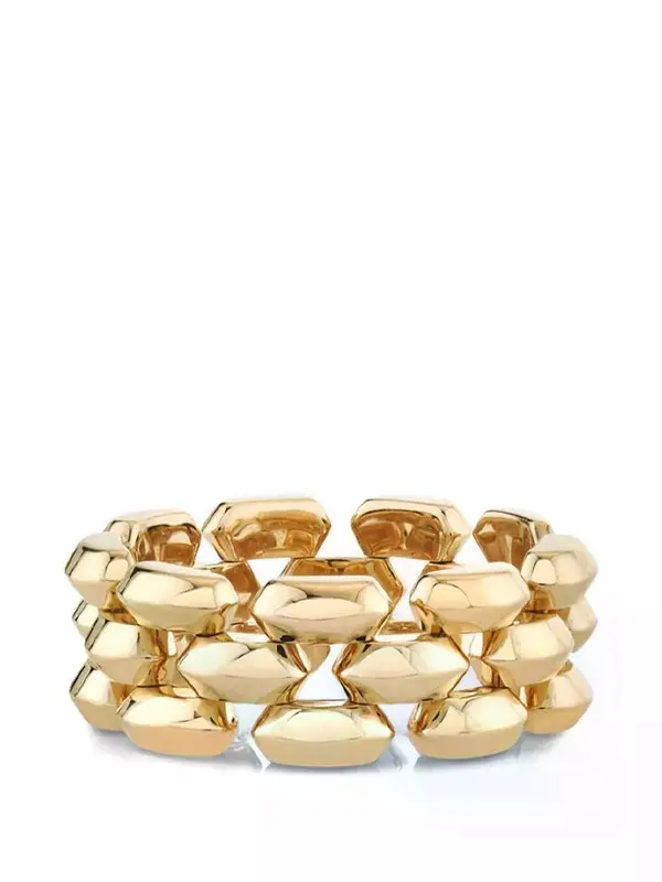 Lizzie Mandler Cleo Three-row Ring - Gold
