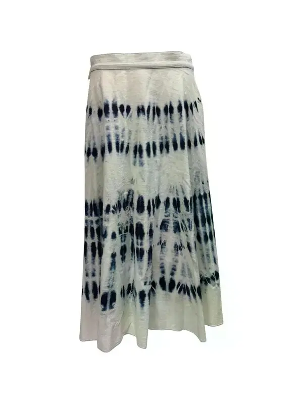 Max Mara Tie-dye Midi Skirt - Neutrals