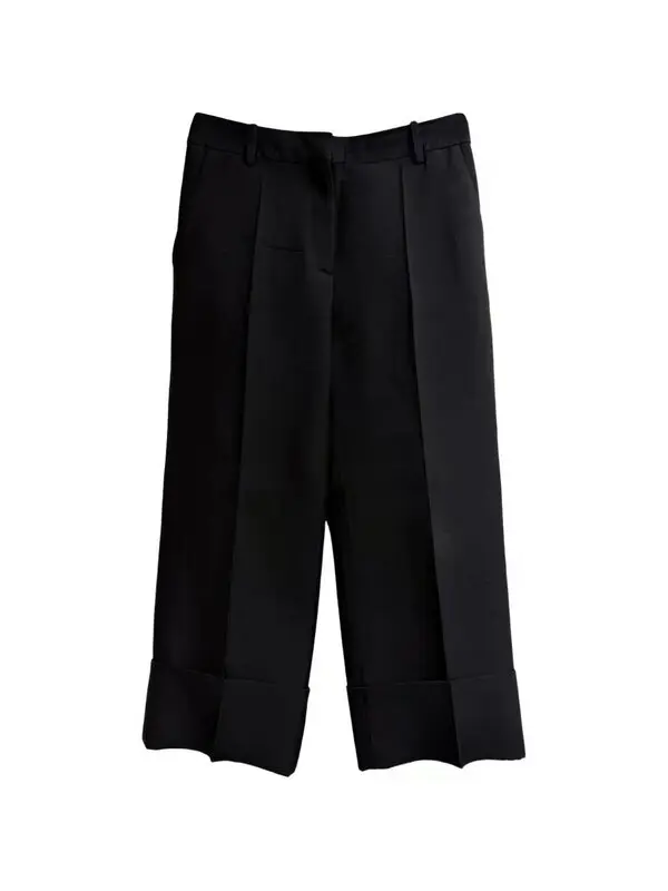 Valentino Garavani Pleated Cuffed-hem Trousers