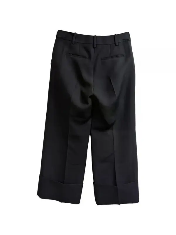 Valentino Garavani Pleated Cuffed-hem Trousers