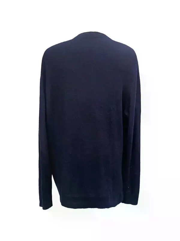 Loro Piana Knitted Round Neck Sweater - Blue