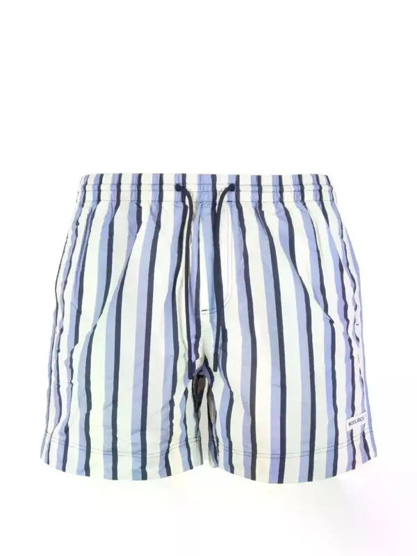 Woolrich Striped Swim Shorts - White