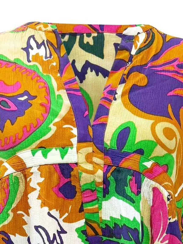 Ba&sh Nilly Printed Gathered Dress