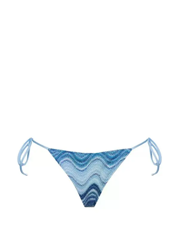 MC2 SAINT BARTH Wave-pattern Bikini Bottom