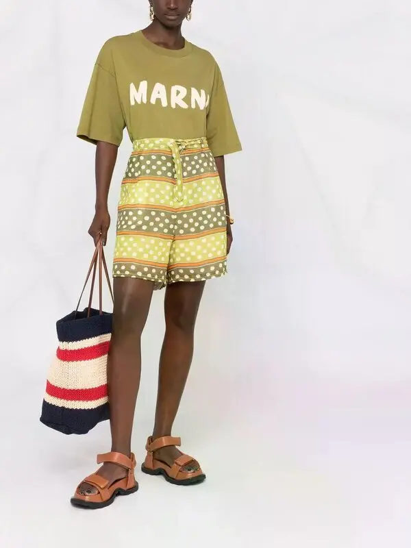 Marni Polka-dot Print Shorts