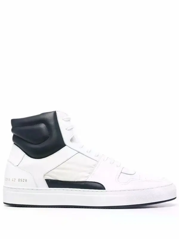 COMMON PROJECTS High-top Panelled Sneakers
