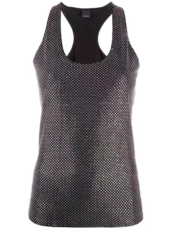 Pinko Strass Tank Top