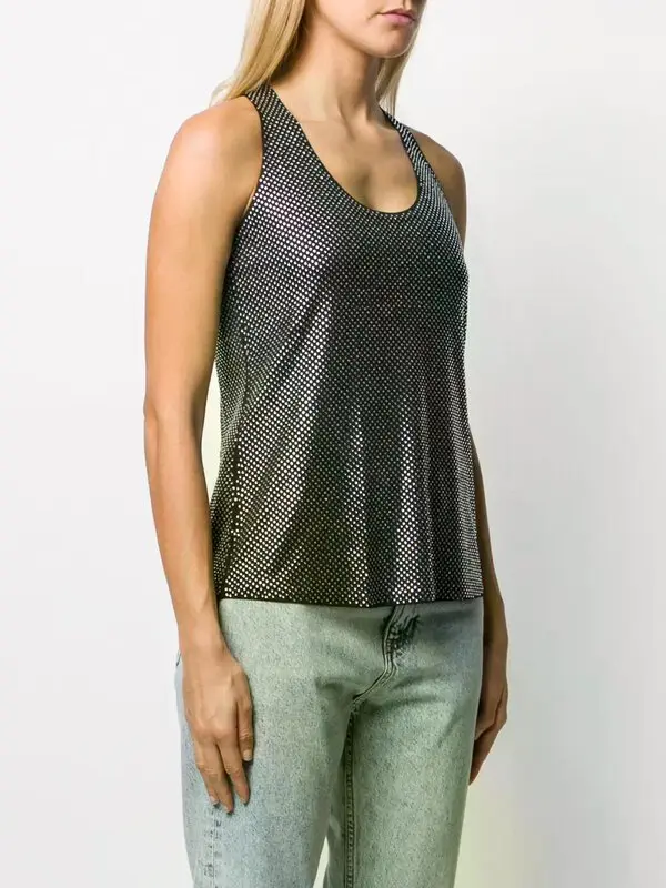 Pinko Strass Tank Top