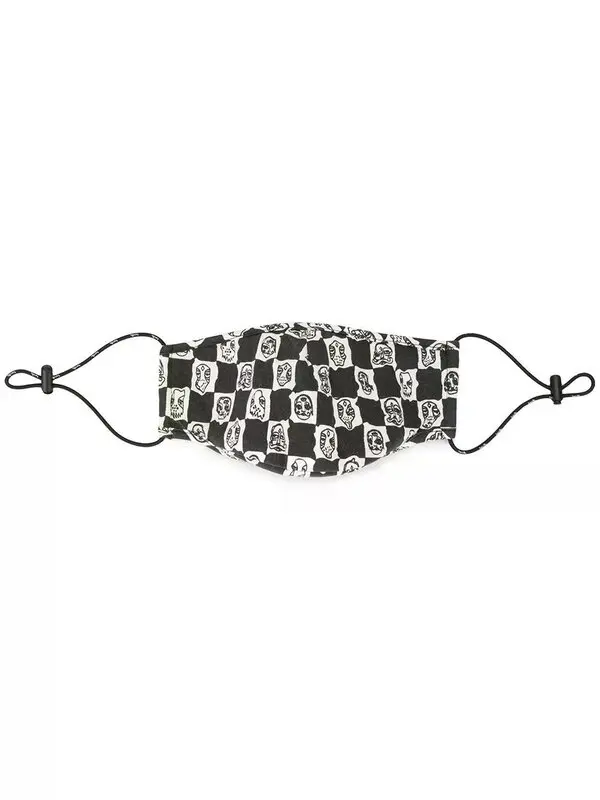HACULLA. Cotton Blurry Dad Face Mask - Black